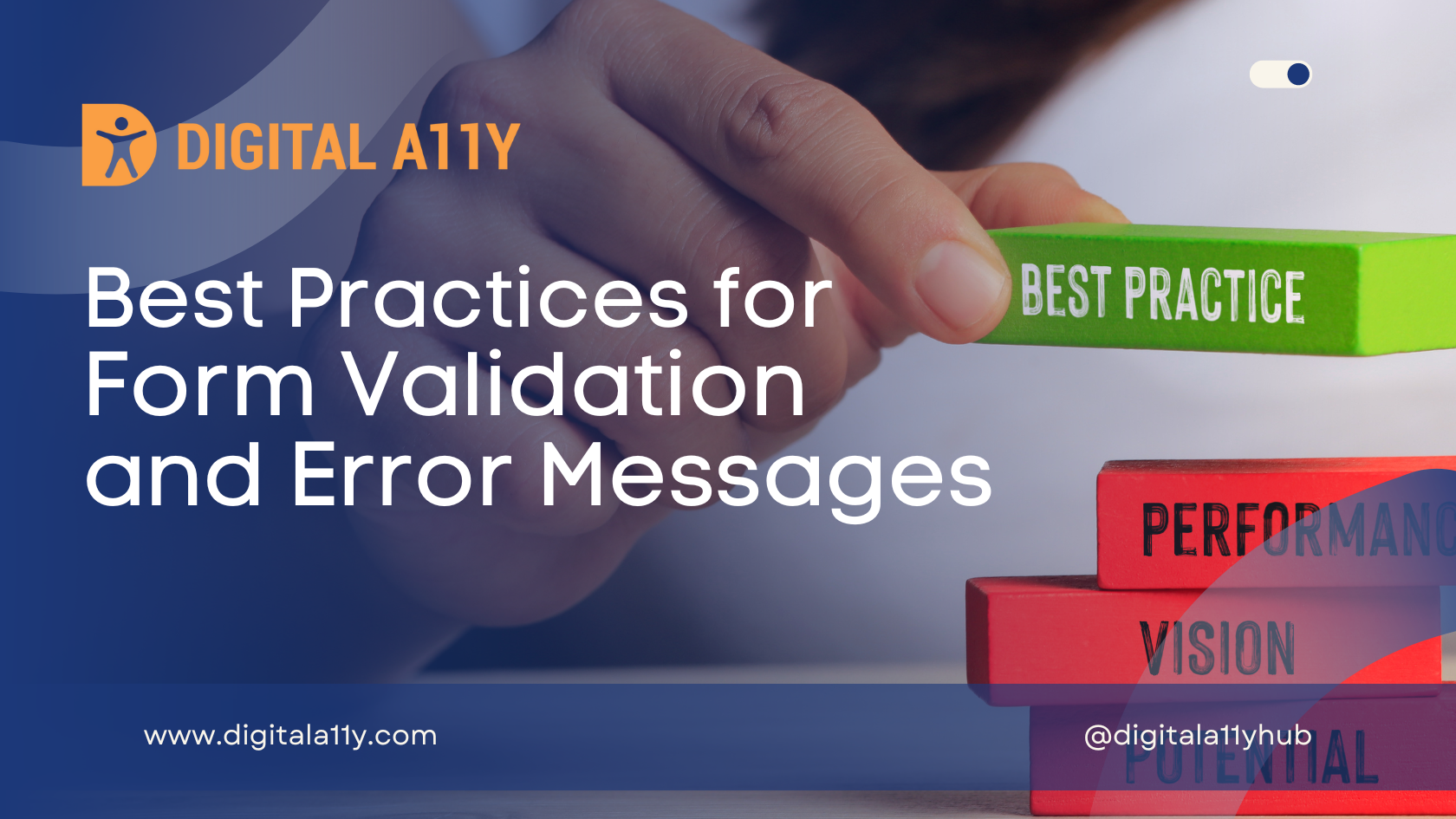 Best Practices for Form Validation and Error Messages • DigitalA11Y