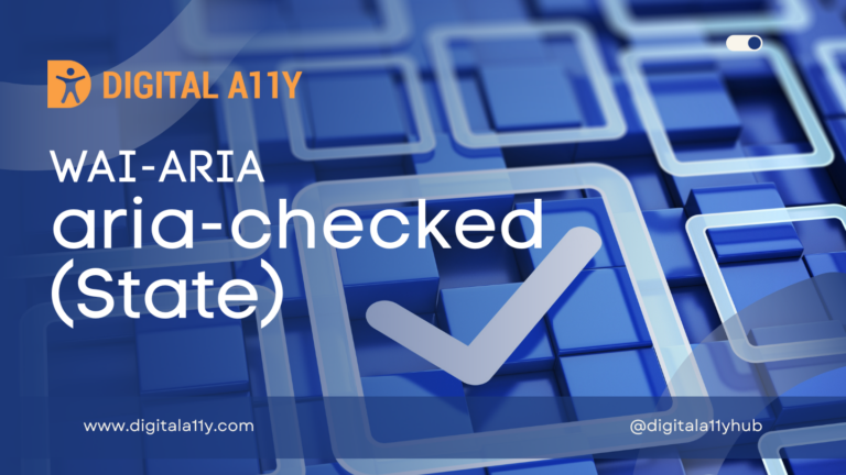 WAI-ARIA: aria-current (State) • DigitalA11Y