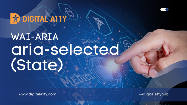 WAI-ARIA: aria-expanded (State) • DigitalA11Y