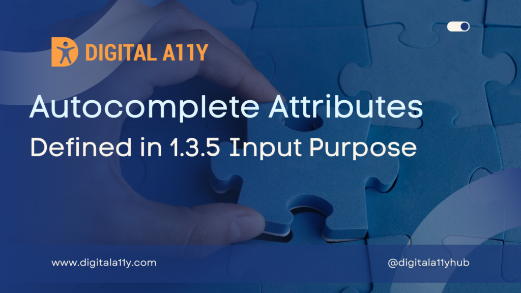 What Are The Autocomplete Attributes Defined In 135 Input Purpose